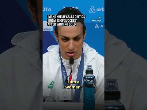 Imane Khelif calls her critics ‘enemies of success’ after winning gold