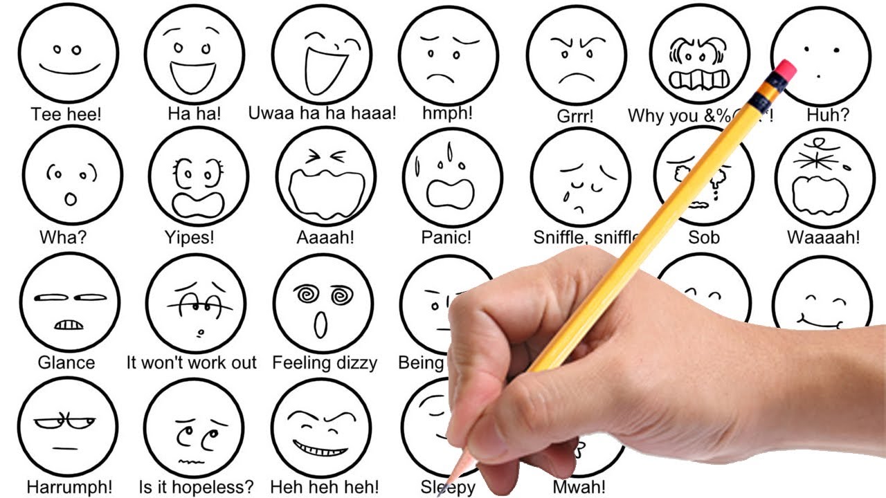 How To Draw Manga/Cartoon Facial Expressions