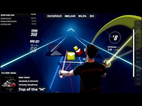 Steam Community :: Video :: Beat Saber | Unlucky Morpheus - Top of the "M" | Expert (9.06★) | SS ...