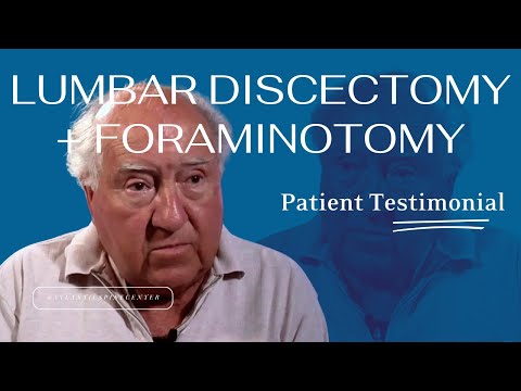 Lumbar Discectomy + Foraminotomy - Martin Gargiuro's Testimonial