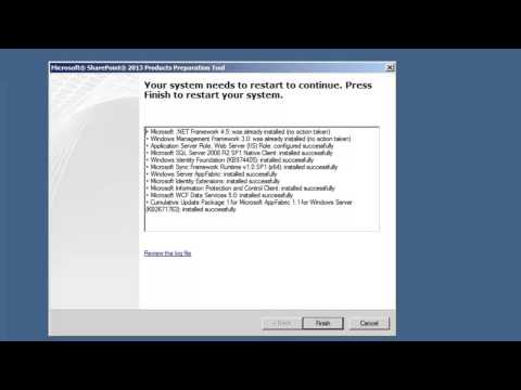 6 Minutes: Install SharePoint 2013 Single Server with Built in Database