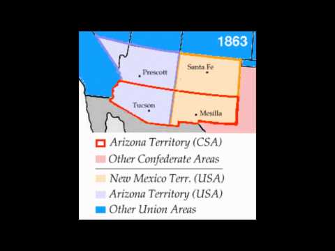 American Civil War 150th Anniversary This Day in History: Territory of Arizona Joins the Confederacy