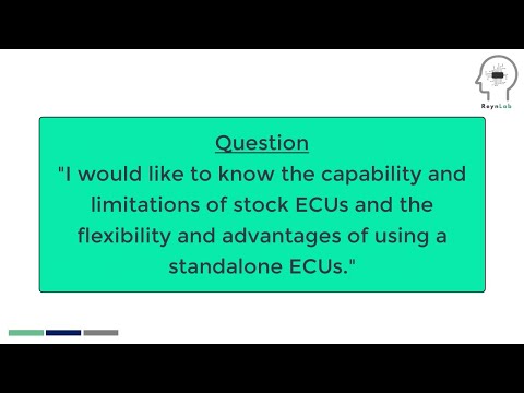 Stock ECUs Vs Standalone ECUs