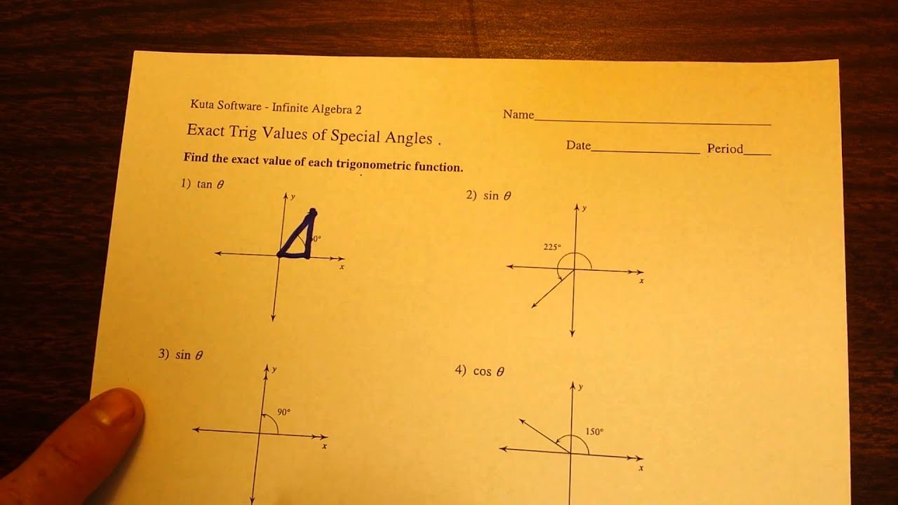 Evaluating Trigonometric Functions without a Calculator...and without the Unit Circle