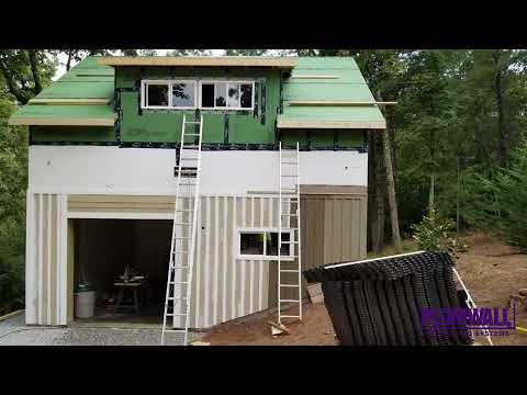 Shop Building and Garage in Clarksville, GA built with Fox Blocks