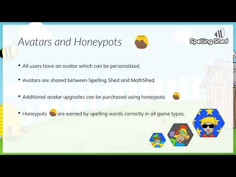 Spelling Shed Digital Platform (Games and Features)