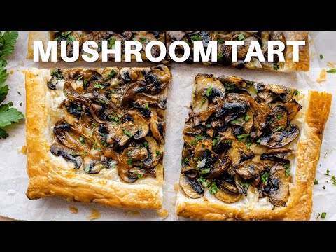 Crispy Mushroom Tart