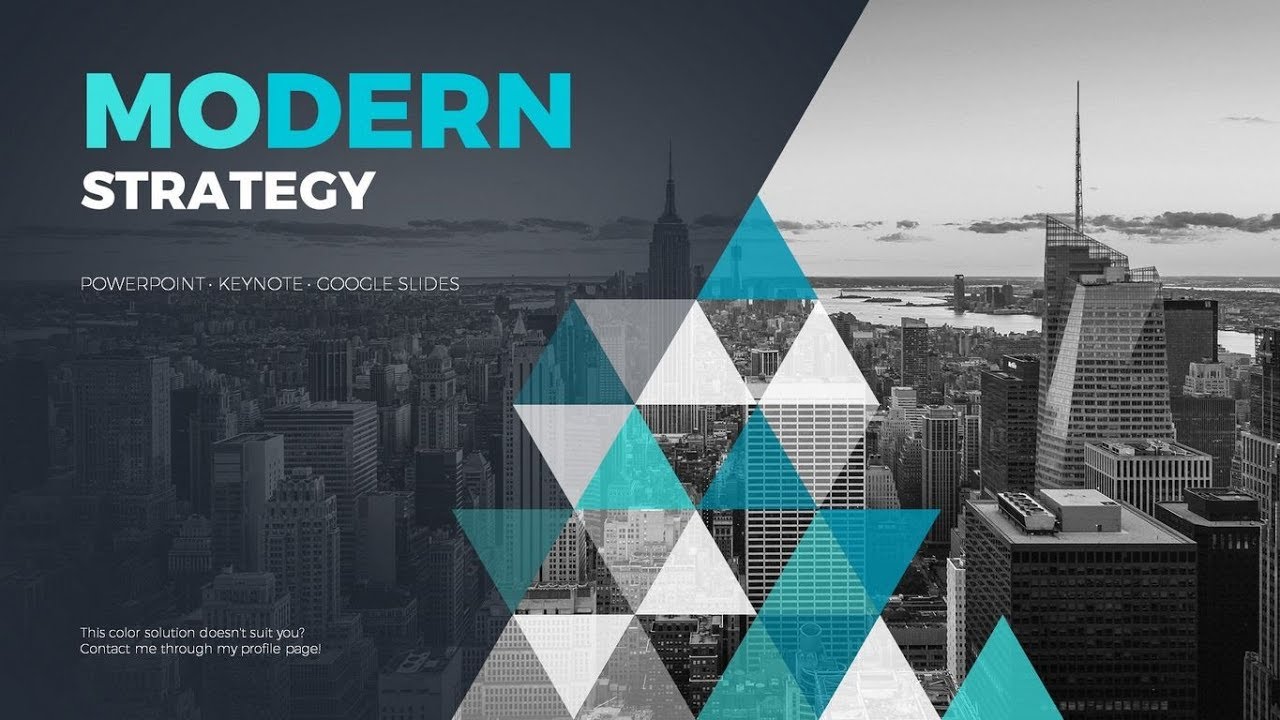 Modern Strategy Powerpoint Template
