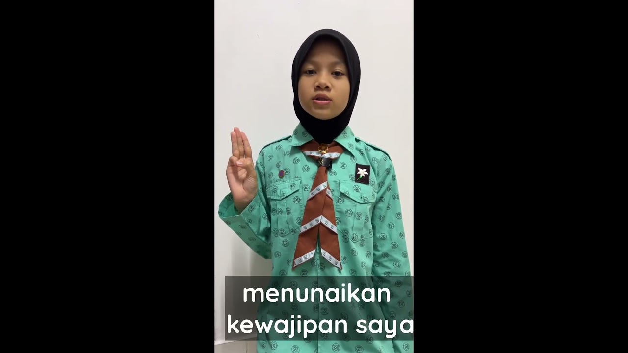 Persetiaan Pandu Puteri oleh Ain Daniya