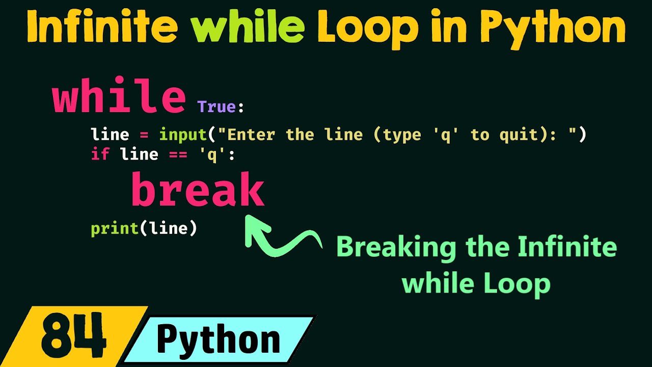 The Infinite while Loop in Python