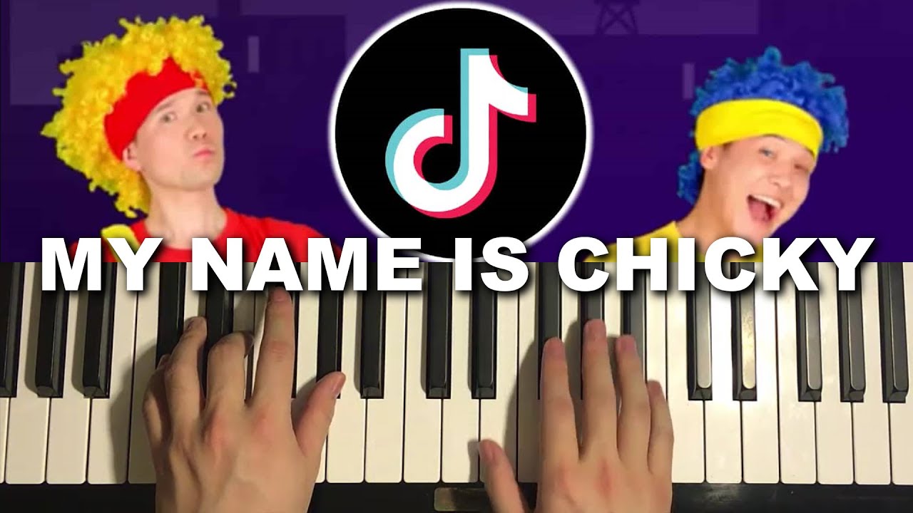 My Name Is Chicky (Piano Tutorial Lesson) | D Billions / TikTok Song