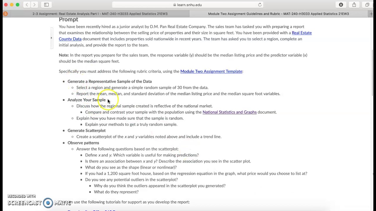 MAT240   Module 2 Assignment Part 1