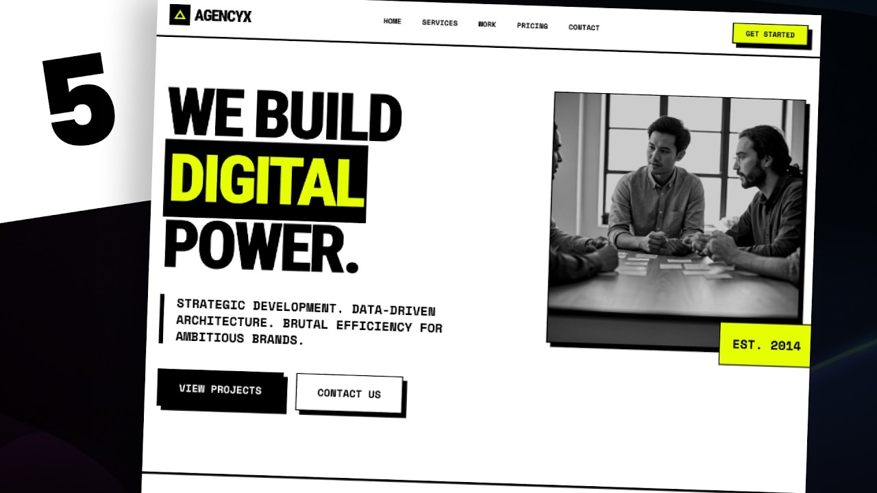 Build a Modern Agency Website using Tailwind CSS | Part 5: Stats Section