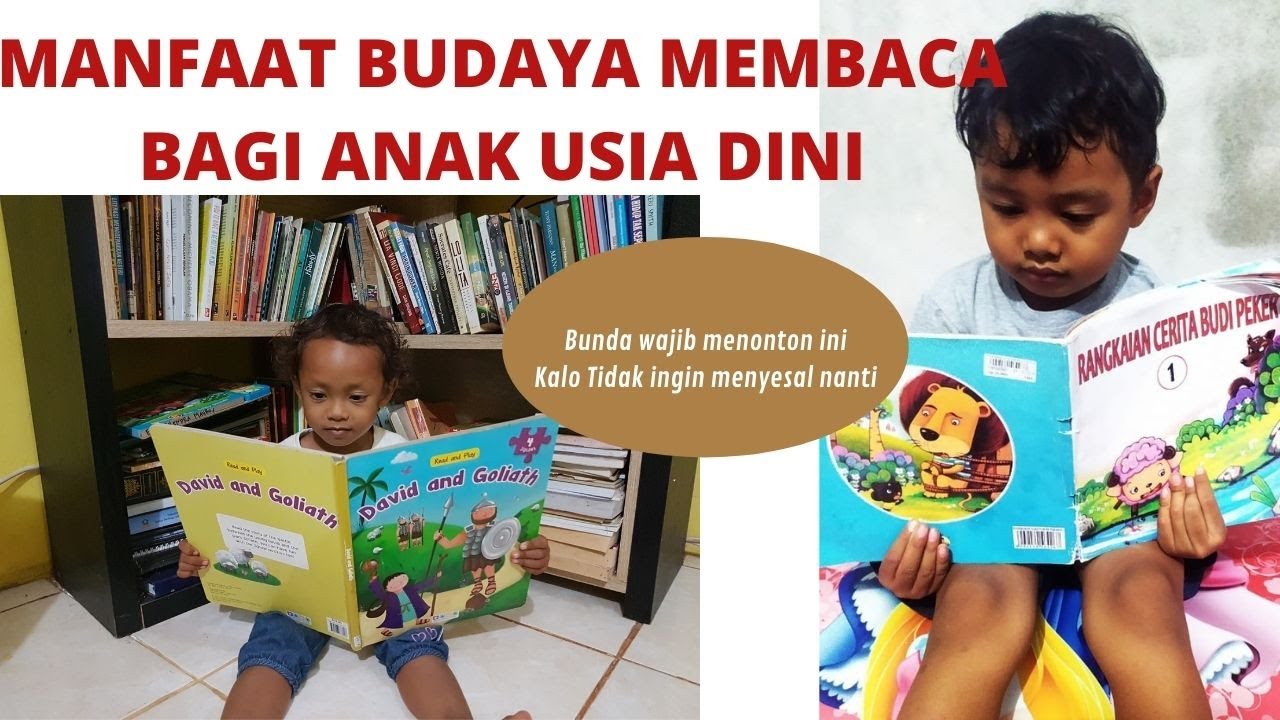Tujuh (7) Manfaat Memiliki Budaya Membaca Bagi Anak Usia Dini (Membangun Cinta Literasi Dari Rumah)