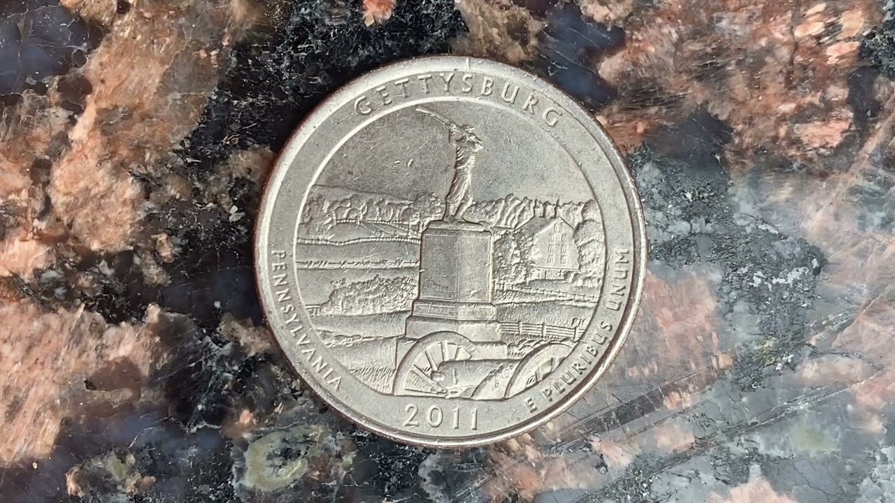 2011 P GETTYSBURG AMERICA THE BEAUTIFUL QUARTER NATIONAL PARK QUARTER