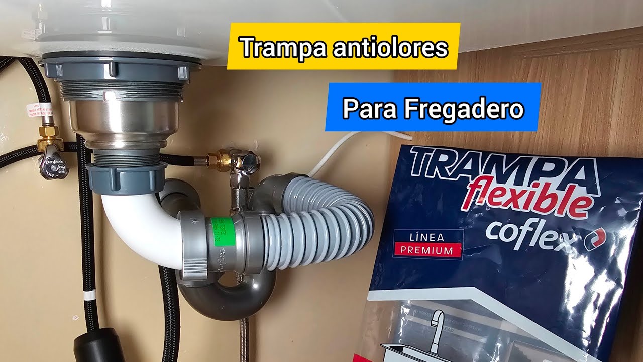 Como instalar un Desagüe o Cespol para Fregadero / Trampa Flexible Coflex