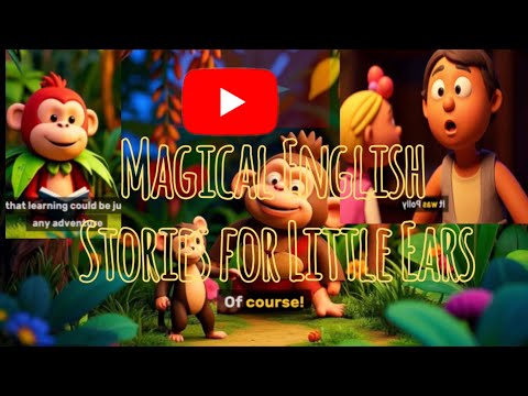 Monkey's Adventure 🐒 | English Story for Kids | Learn English with Fun