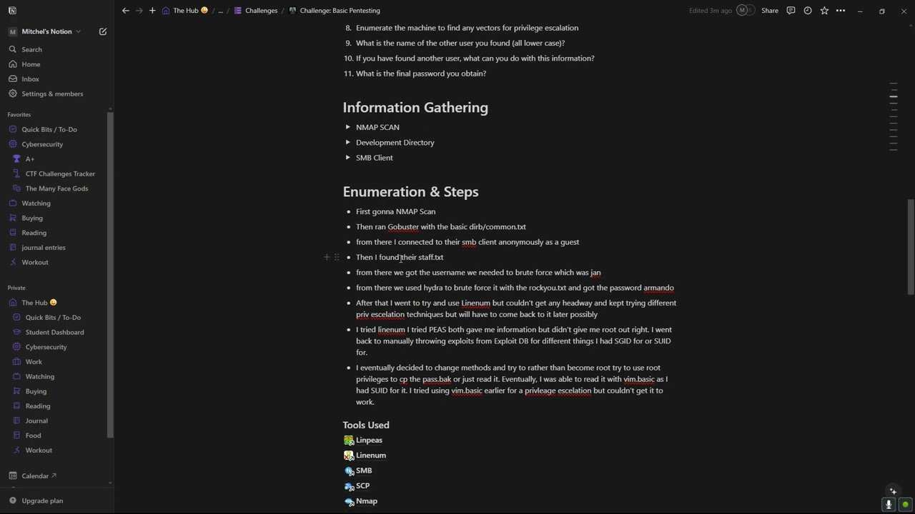 TryHackMe — Basic Pentesting | Enumeration & Exploitation Walkthrough