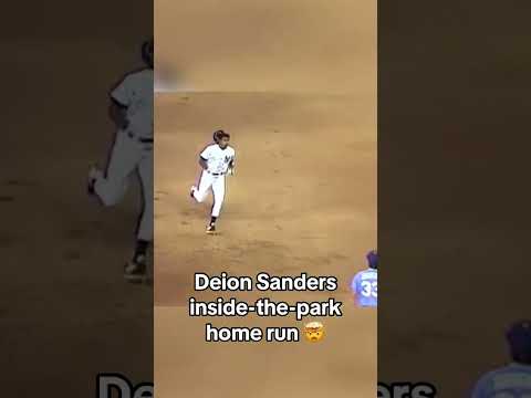 Deion Sanders was a problem on the diamond 👀