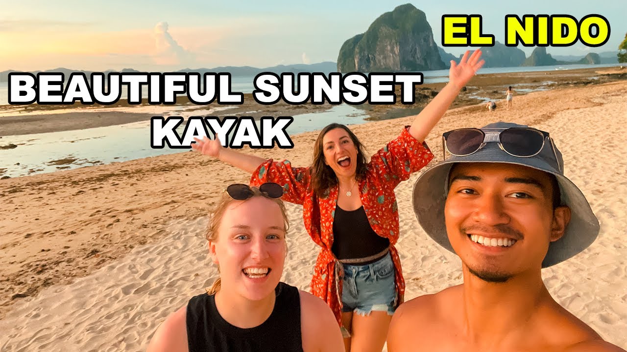 We found the BEST SUNSET SPOT in EL NIDO PHILIPPINES