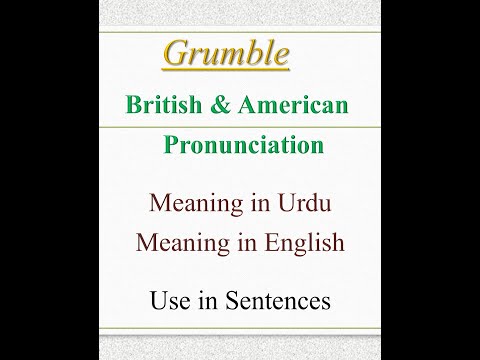 Grumble meaning| English difficult words| #shorts