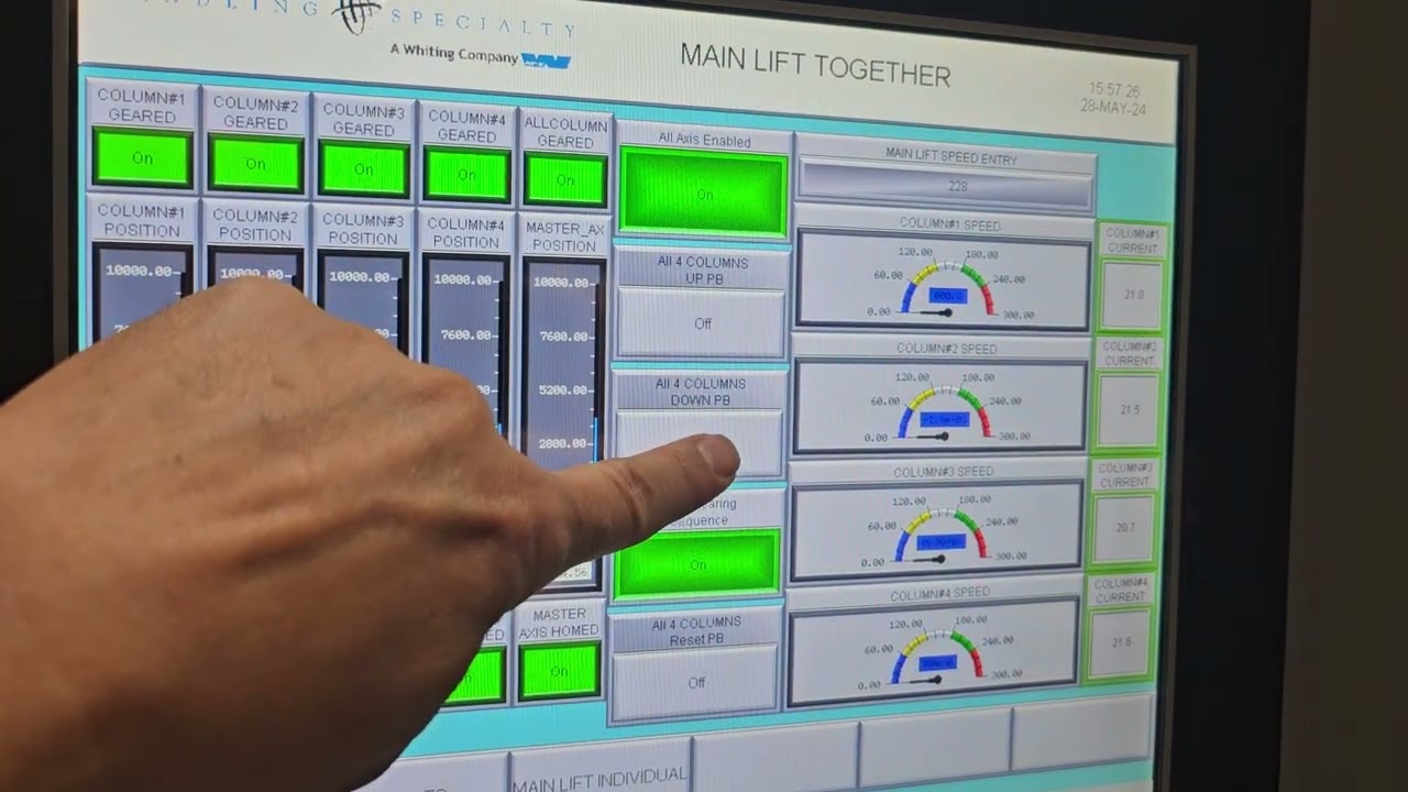 HMI Screen Controls