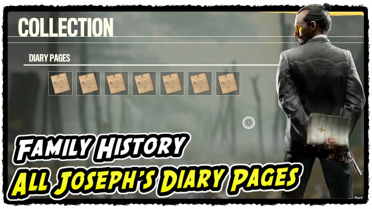 Far Cry 6 All Joseph's Diary Pages in Joseph Collapse DLC