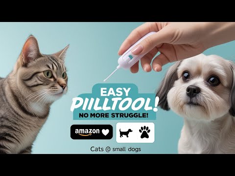 "Must-Have Pet Pill Tool for Cats & Small Dogs PRODUCT LINK👇