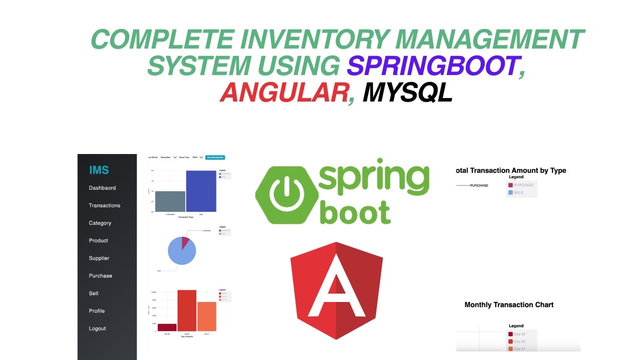 Complete Inventory Management System using Java | Spring-boot | Angular | 2025 Latest