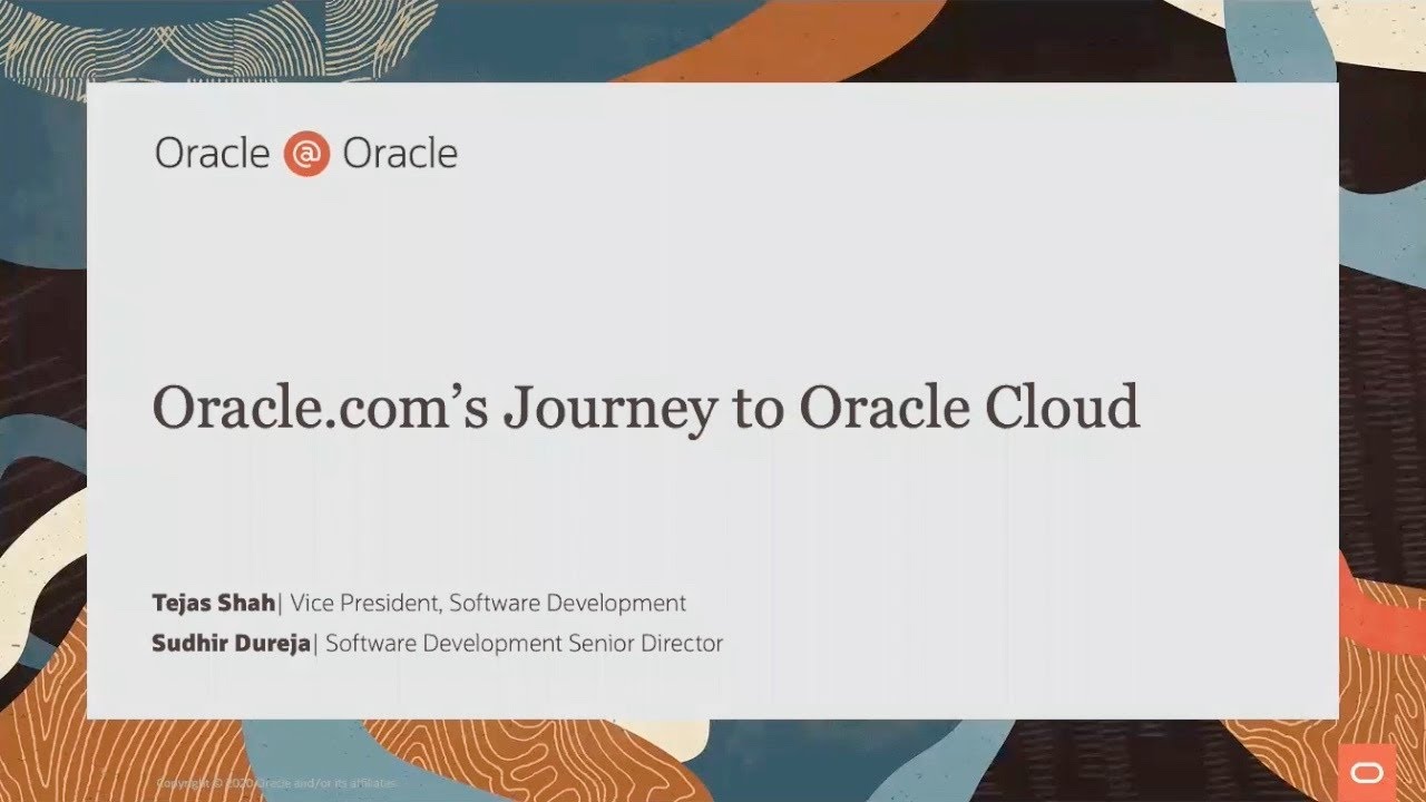 Oracle.com's journey to the cloud