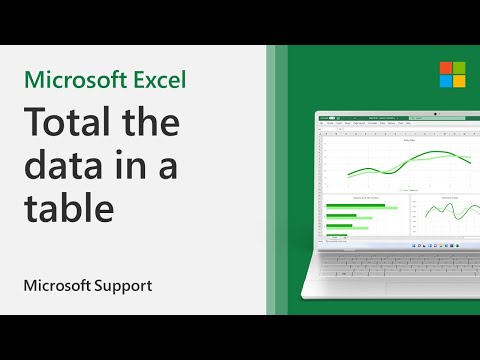 Add a Total Row to your Excel table | Microsoft