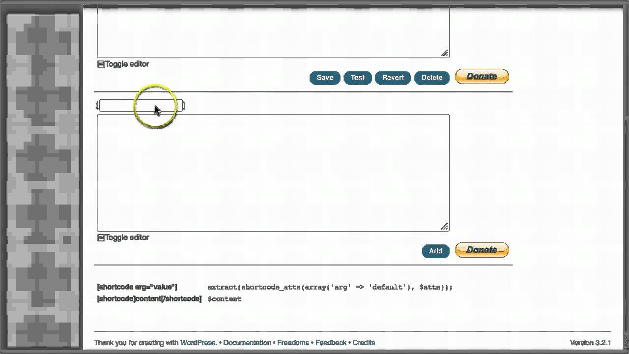 WordPress | Add a Script with Shortcode