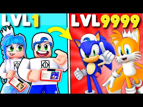 We Turned Into SONIC and TAILS!! | Roblox Sonic Speed Simulator