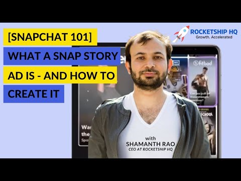 [Snapchat 101] What a Snap Story ad is - and how to create it.