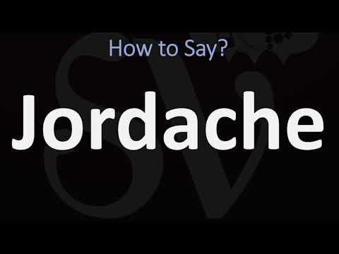 How to Pronounce Jordache? (CORRECTLY)