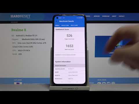 Realme 8 Performance Test – CPU Benchmark Geekbench 5
