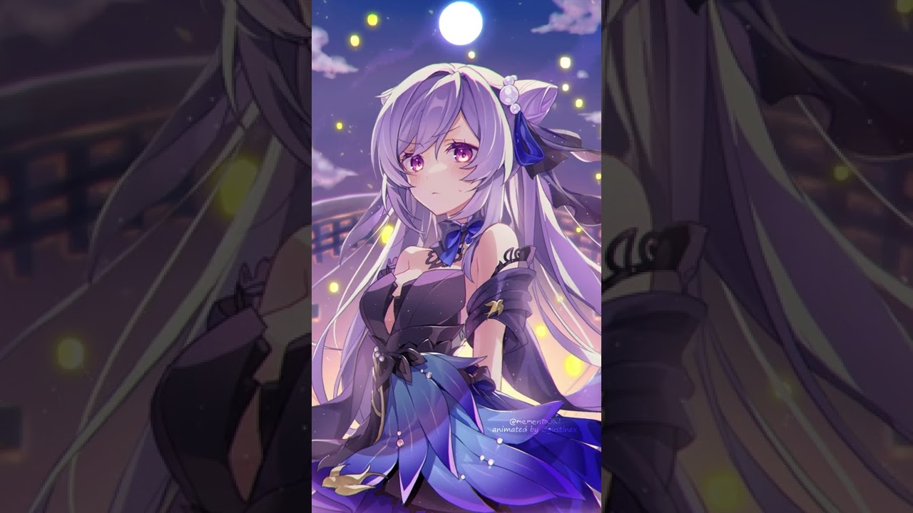 Keqing Opulent Splendor Skin Animated Live Wallpaper
