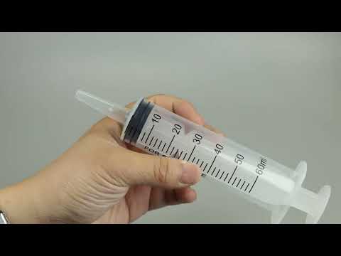 Medical 3 Parts Sterile Syringe 1ml to 500ml Large Big Veterinary Sterile Feeding Syringes