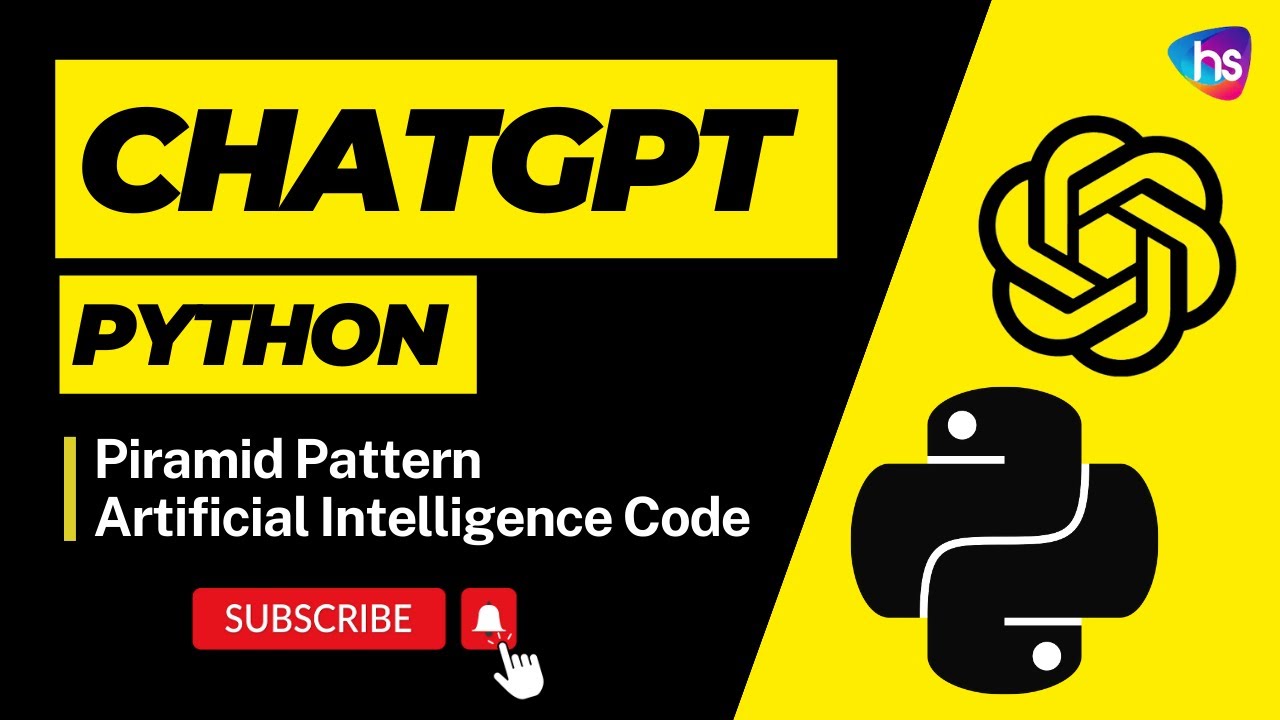 Python - Chat GPT + Python Programming - Pyramid Pattern