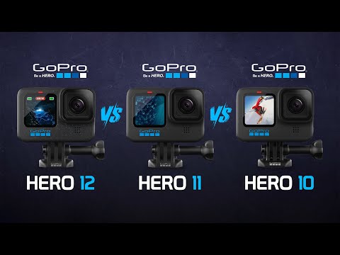 GoPro Hero 12 vs GoPro Hero 11 vs GoPro Hero 10 Full Comparison!