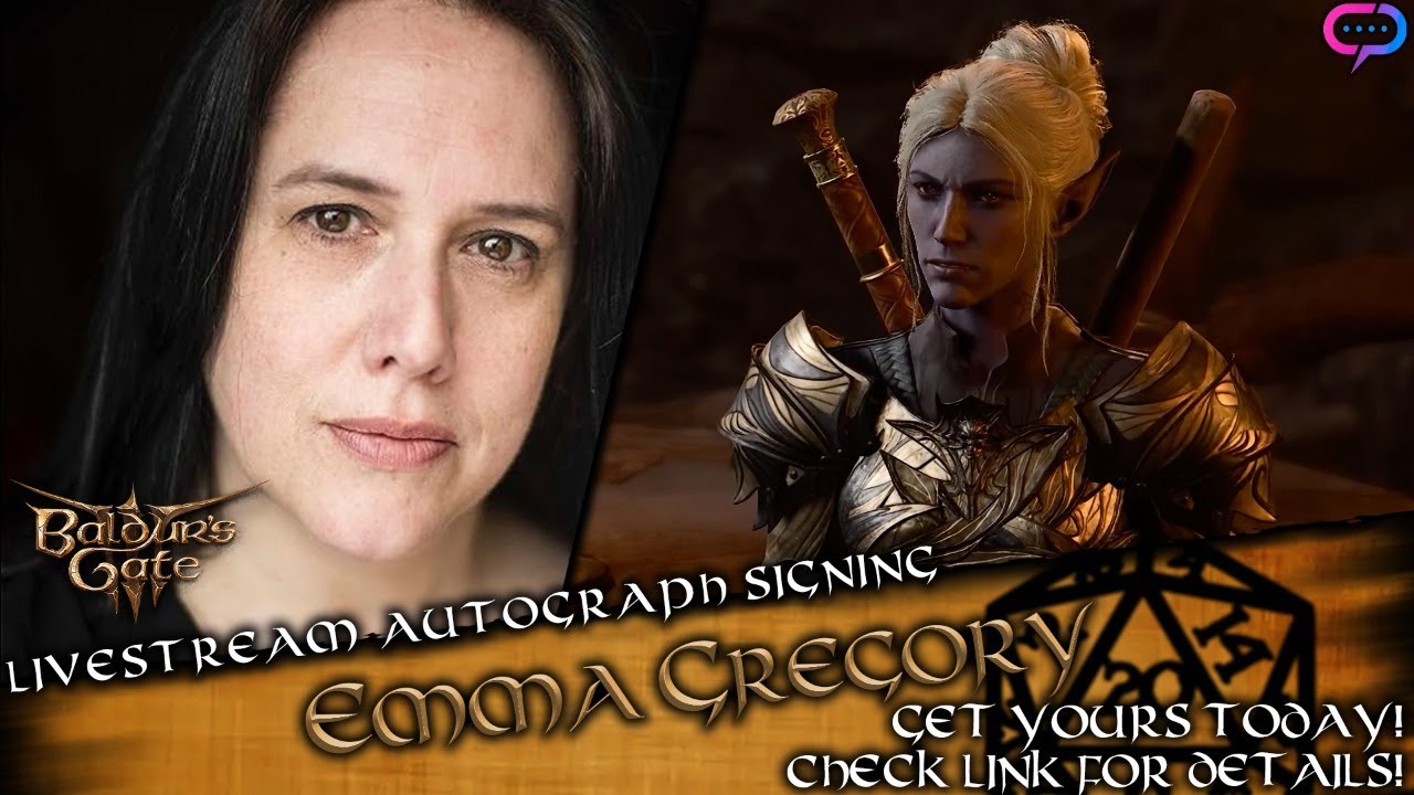 Streamily Presents: Emma Gregory! The Voice of Minthara from BG3