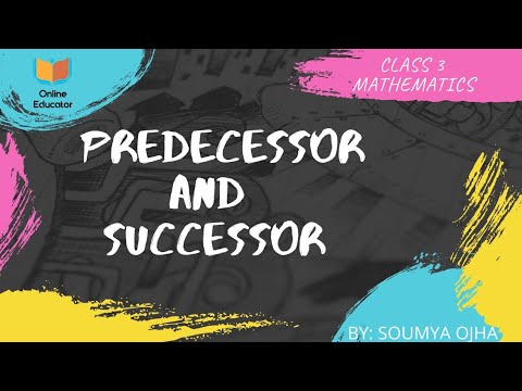 Predecessor and successor|Grade3|
