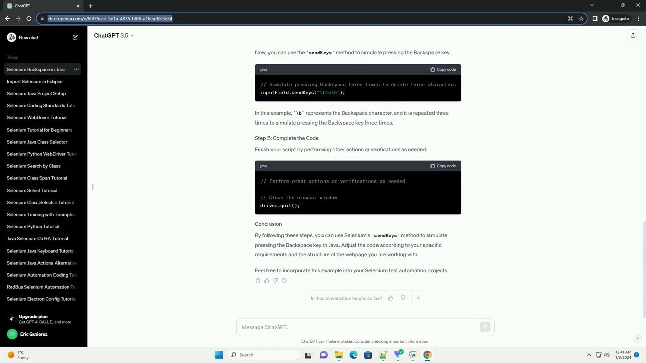 selenium sendkeys backspace java