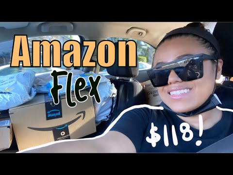MY FIRST AMAZON FLEX BLOCK! I LIKE IT 😊 #amazonflex