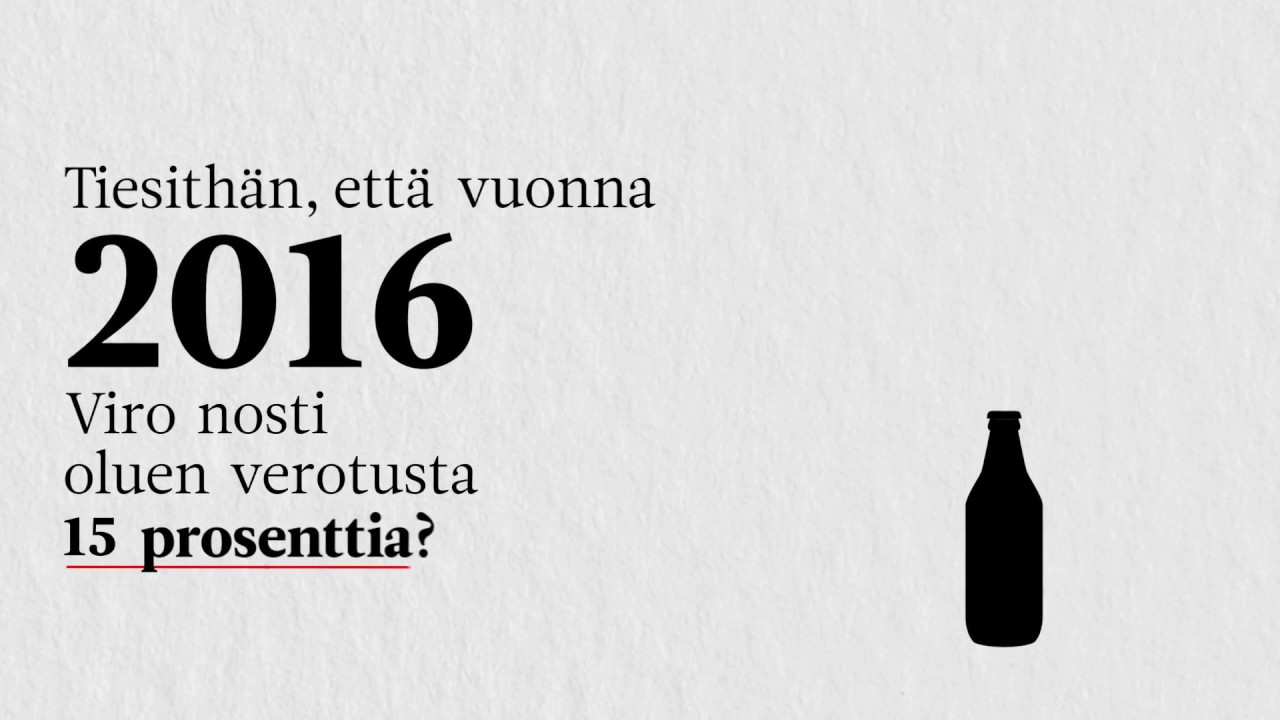 Loppuuko Viron viinaralli itsestään?