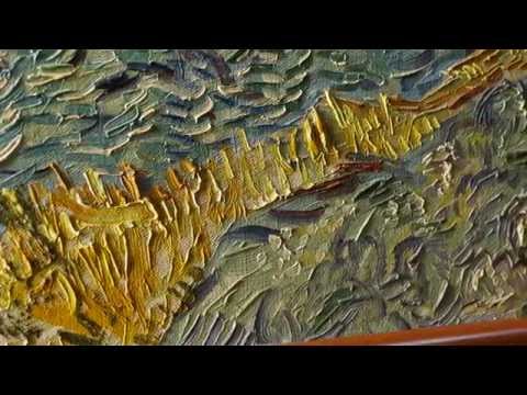 MFA Conservation: Van Gogh's "Enclosed Field with Ploughman" Under Raking Light