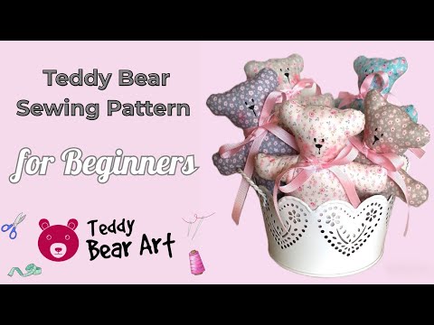 Teddy Bear Sewing Pattern for Beginners – Step-by-Step DIY Tutorial to Make Your First Plush Toy