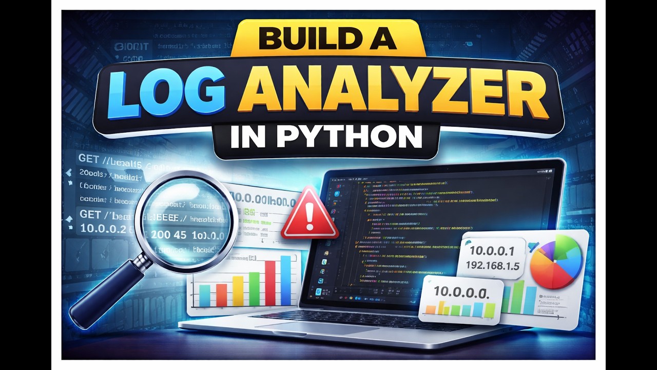 Python Log Analyzer Project | Learn Optional, Dataclass, Counter & argparse (DevOps Python Tutorial)