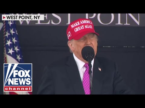 'WHAT A MESSAGE': Trump praised for West Point speech