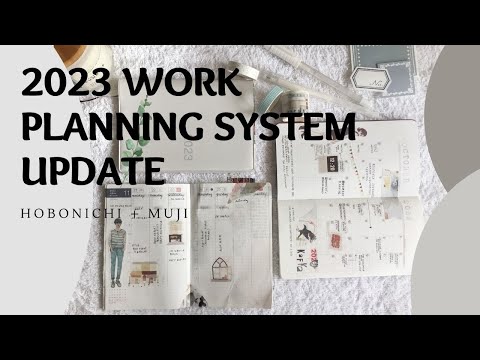 2023 Work Planning System Update I Hobonichi & Muji Planner